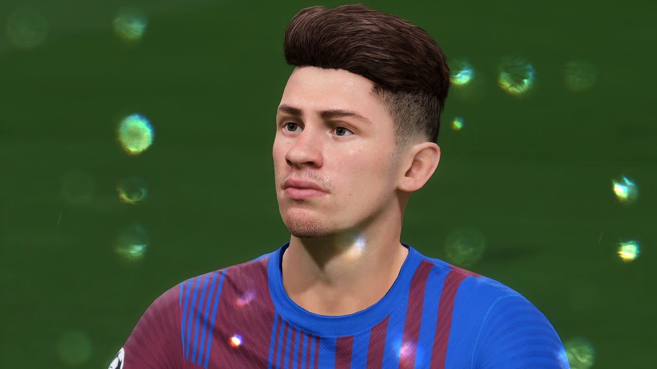 PABLO GAVI FACE FIFA 22 CLUBES PRO PRO CLUBS CAREER MODE MODO CARRERA ...