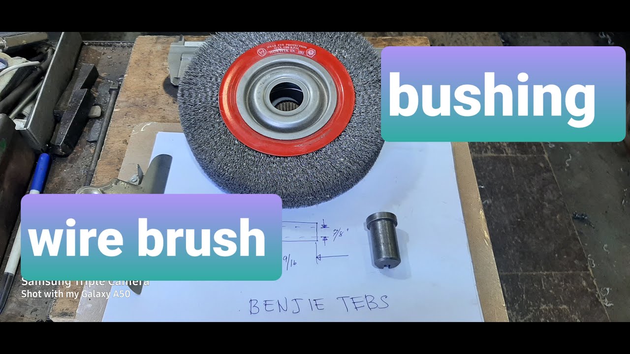 Best way to make wire brush bushing - YouTube