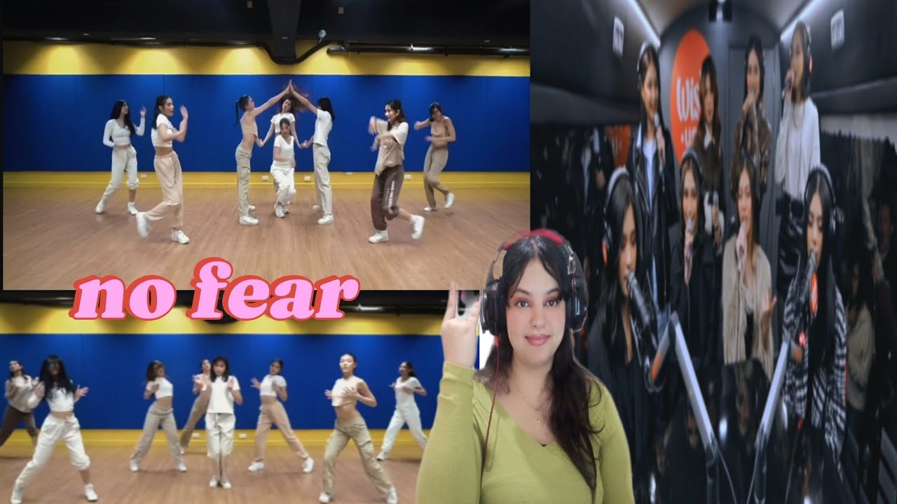 BINI_"NO FEAR" WISHBUS and Dance practice REACTION !! - YouTube