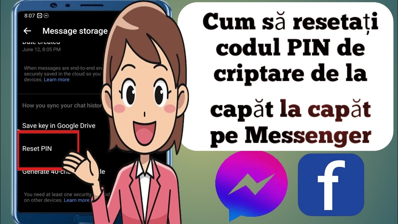 Cum să resetați codul PIN de chat criptat end-to-end pe Messenger | Am ...