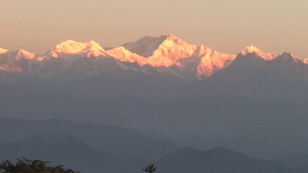 View of Kanchanjangha and Sunrise - YouTube