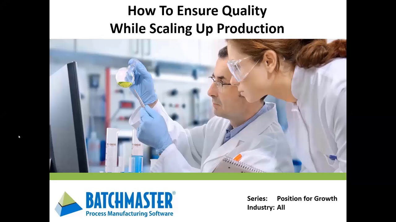 BatchMaster Quality Management Features - YouTube