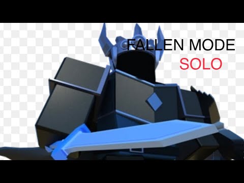 SOLO FALLEN MODE STRAT! 25+LVL. [TDS] - YouTube