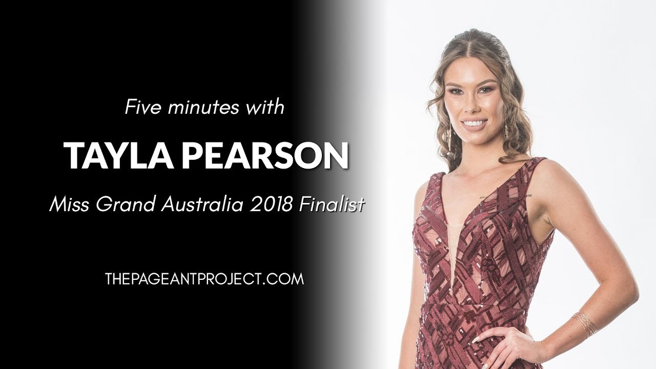 Tayla Pearson Interview | Miss Grand Australia 2018 Finalist - YouTube