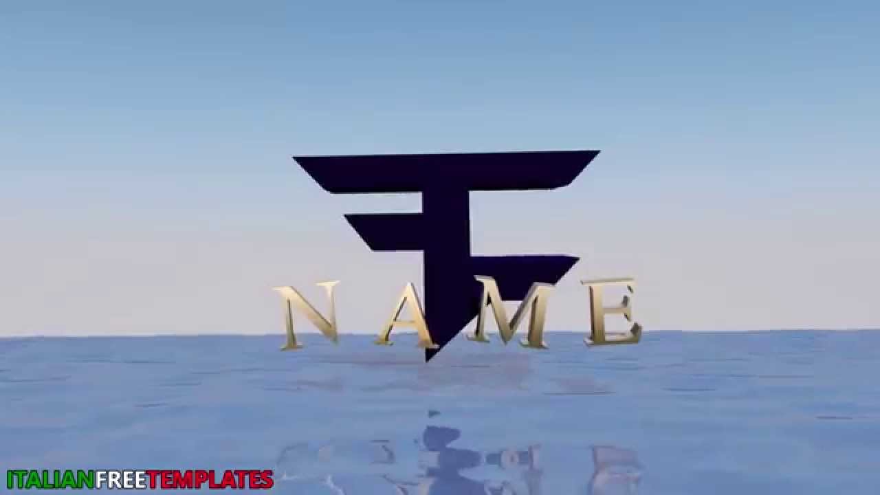 FREE Intro Template: 3D FaZe Intro #28 - YouTube