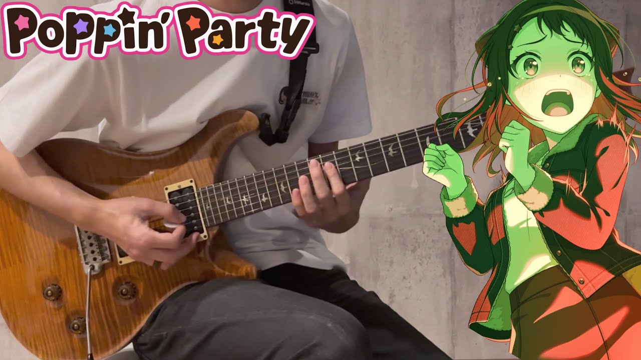 DOKI DOKI SCARY / Poppin’Party【BanG Dream!】(Guitar cover) - YouTube