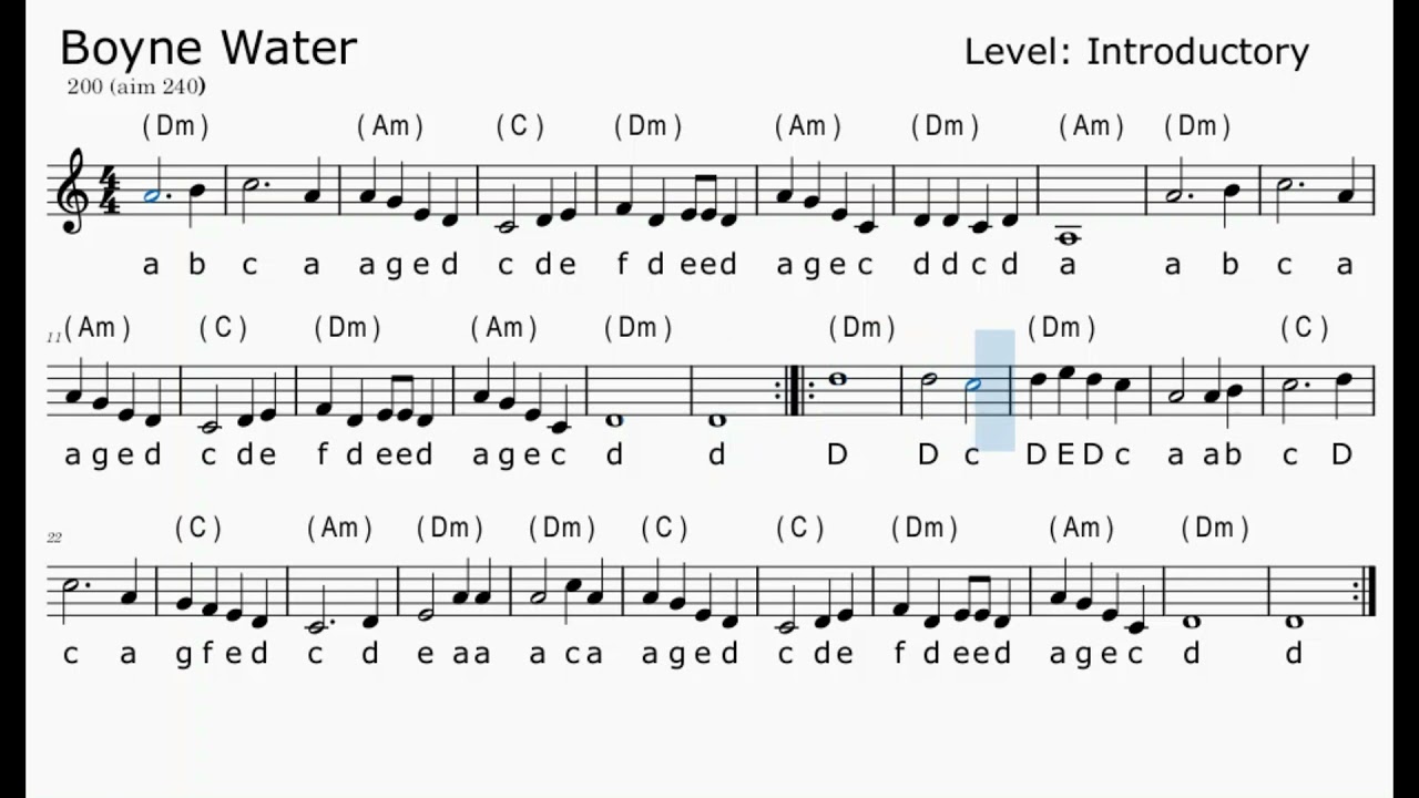 Boyne Water (March) - YouTube