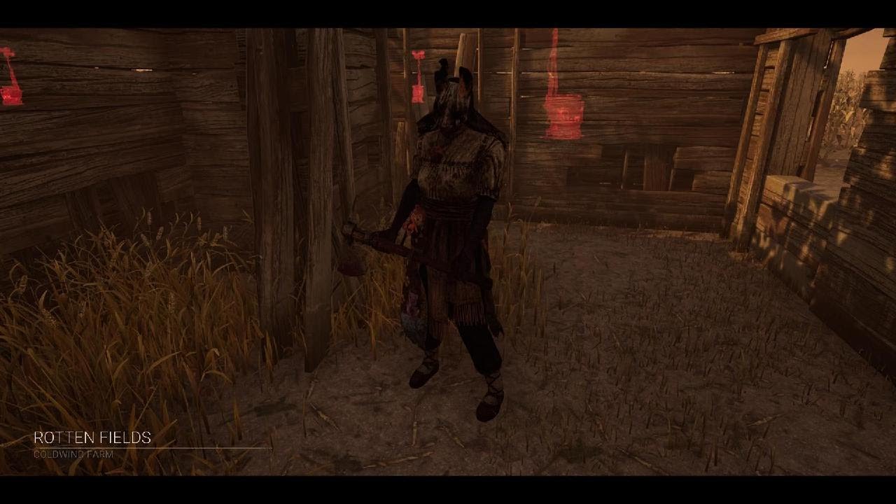 Dead by Daylight - Huntress on Rotten Fields - YouTube