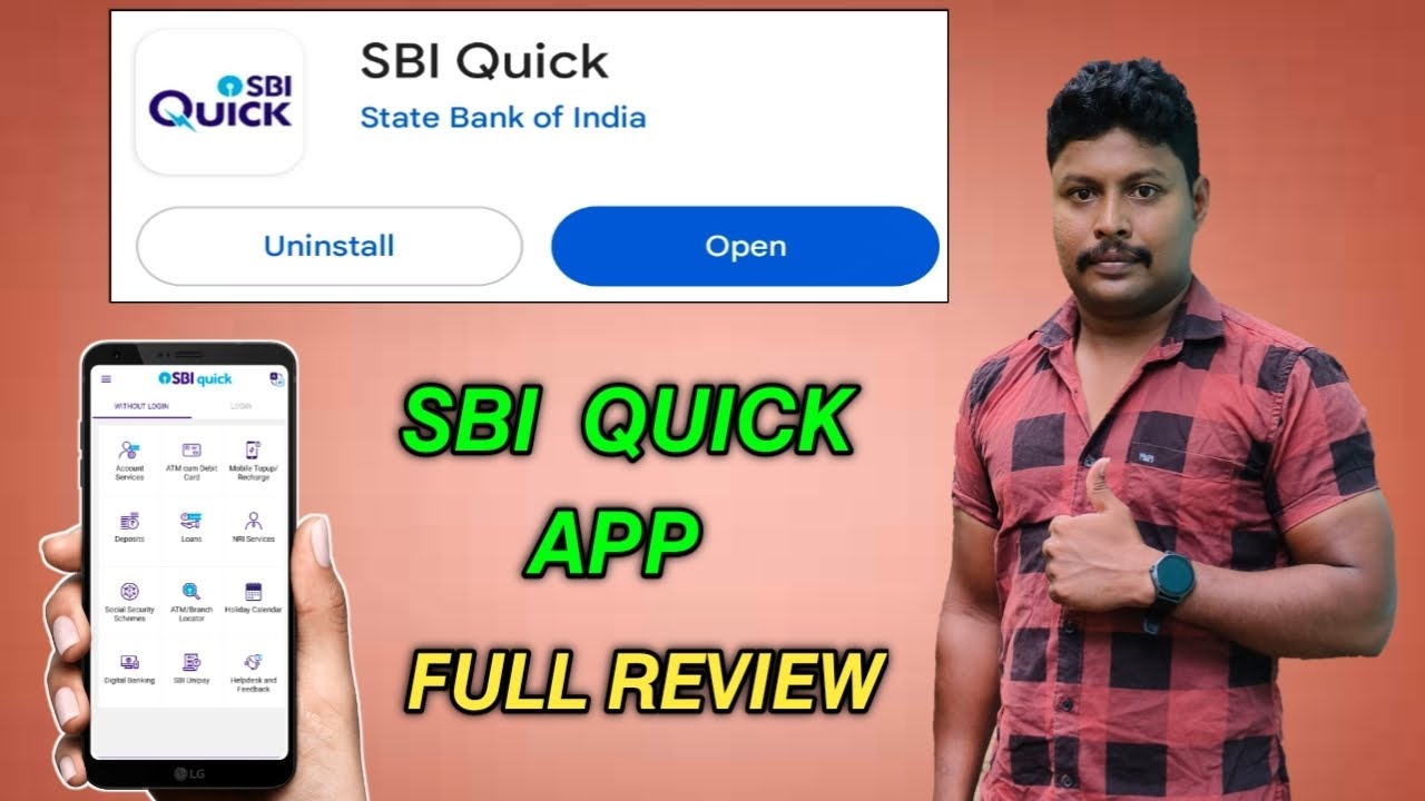 SBI Quick App Full Review in Tamil | SBI Missed Call & Message Banking ...