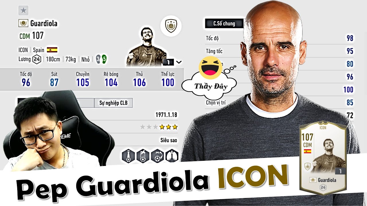 I Love Trải Nghiệm PEP GUARDIOLA ICON Lần Đầu Tiên Xuất Hiện Tại FO4 ...