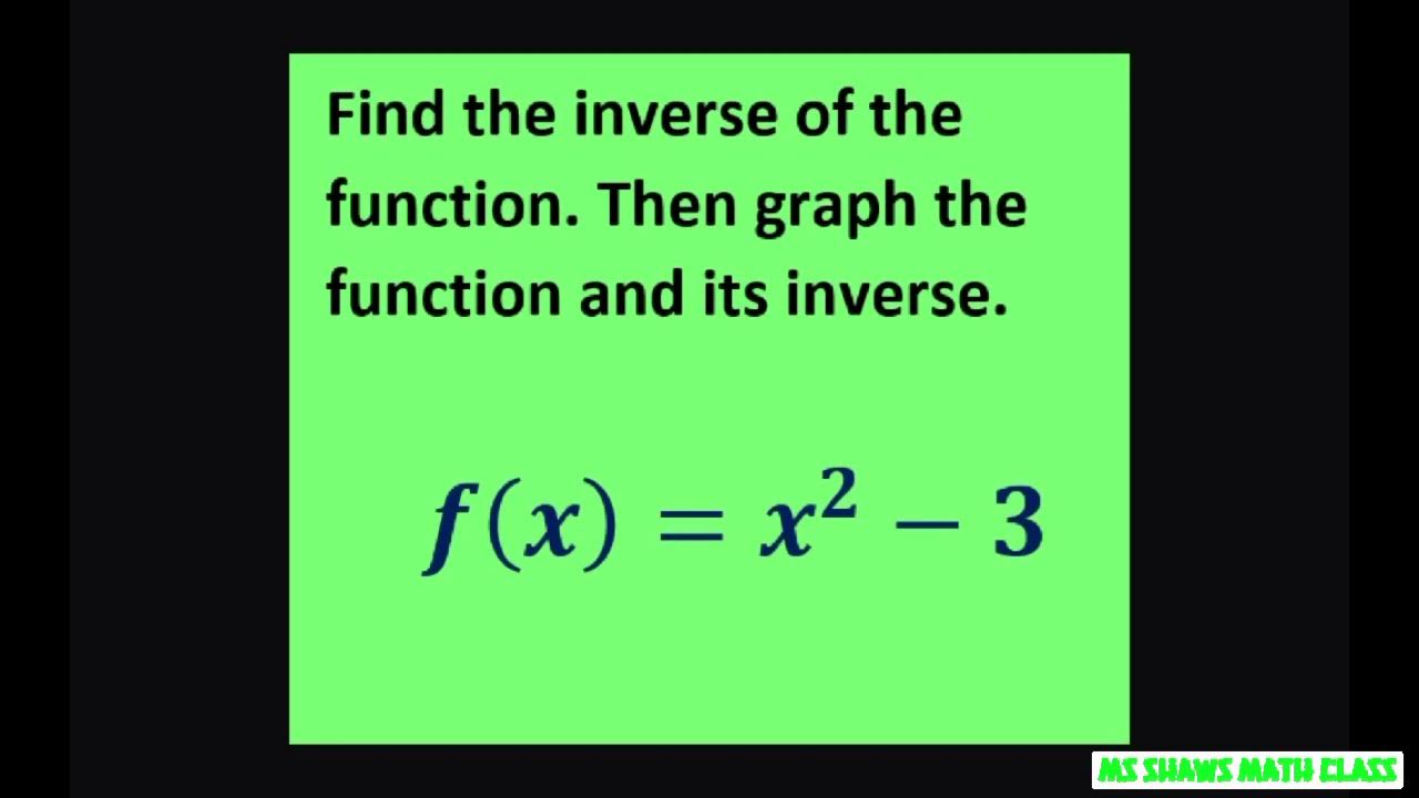 find-the-inverse-of-f-x-2-3-then-graph-the-function-and-its-inverse