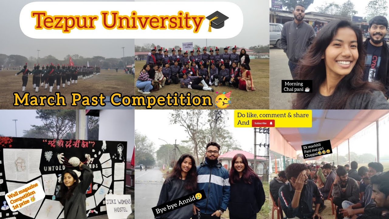 TU VARSITY WEEK MARCH PAST COMPETITION// TEZPUR UNIVERSITY🎓// STUDENT ...