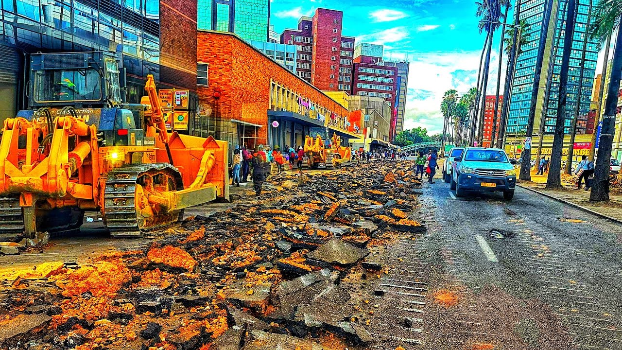 Harare, Zimbabwe New Massive Road Construction Update - YouTube