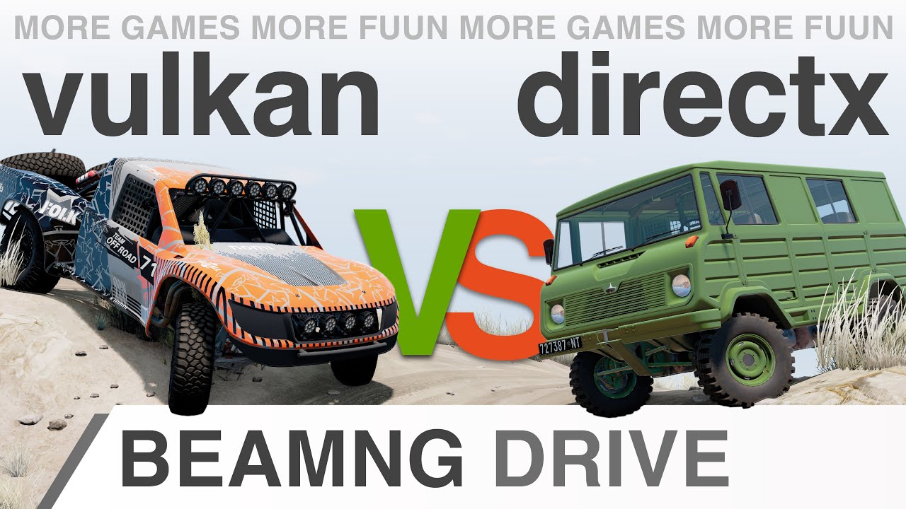 Directx11 vs Vulkan в BeamNg Drive | Какой API увеличивает производительность? | Тест и ...