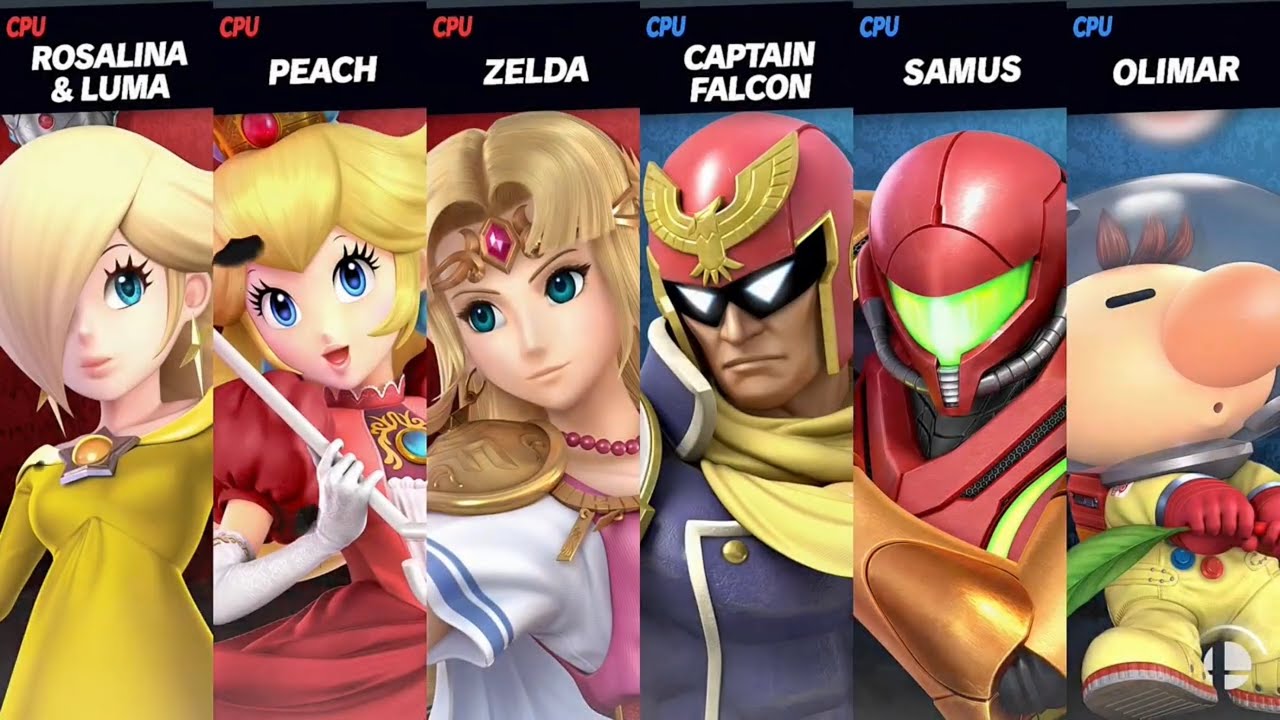 Super Smash Bros. Ultimate - Disney Princesses vs Marvel Avengers - YouTube