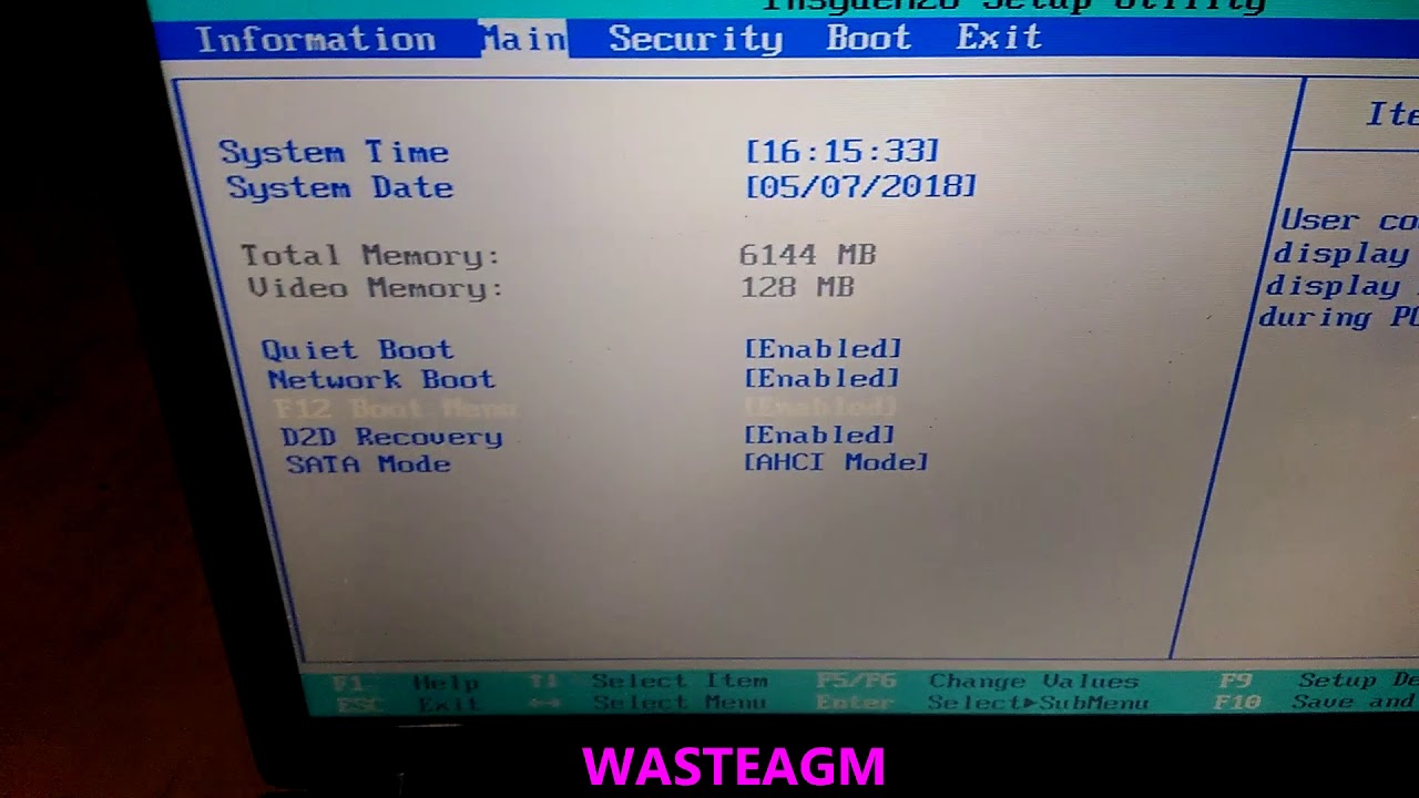 how to enable acer laptop boot option - YouTube