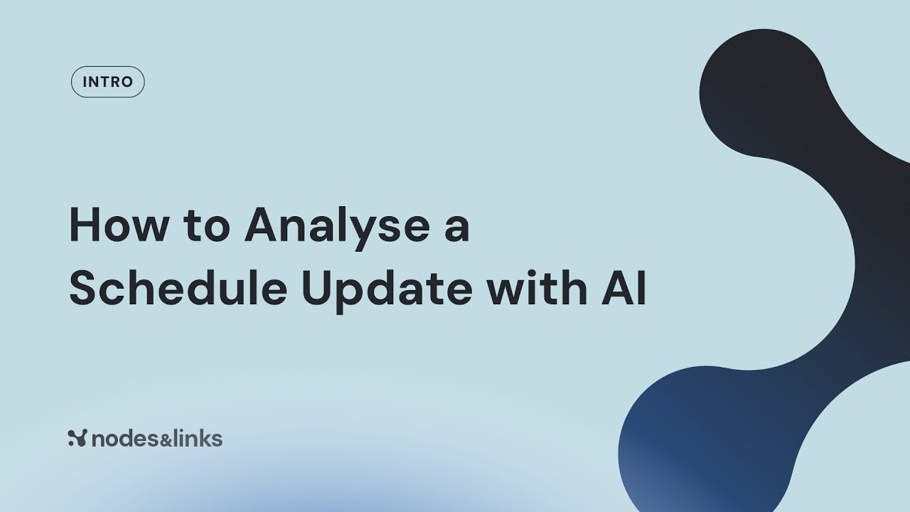 How to Analyse a Schedule Update with AI - YouTube