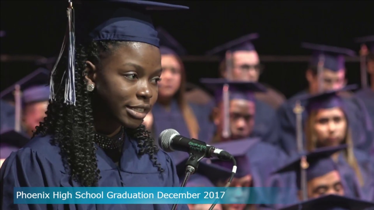 Phoenix High School Graduation December 2017 - YouTube