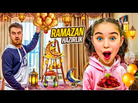 EVİMİZE RAMAZAN KÖŞESİ SÜSLEMESİ YAPTIK !! ELİF SİNEM SAHUR İFTAR VLOG !! @elifsinemtv