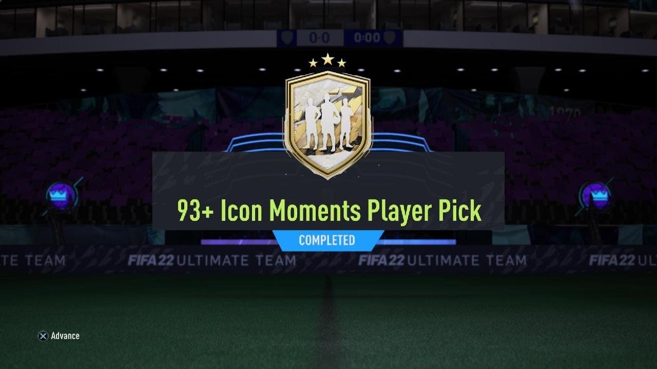 93+ Icon Moments Player Pick Fifa22 - YouTube