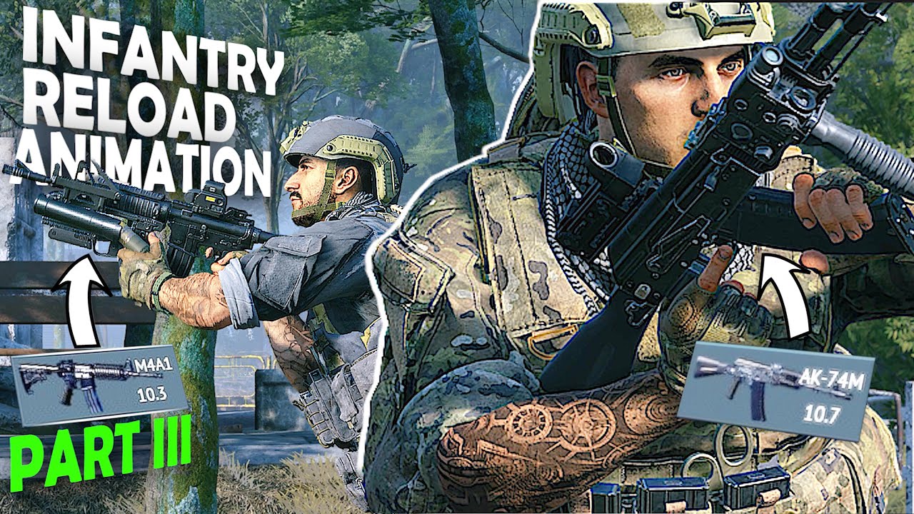 AK-74M vs M4A1 Reload Animations | War Thunder Infantry CBT - YouTube