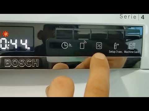 BOSCH BULAŞIK MAKİNESİ KULLANIMI