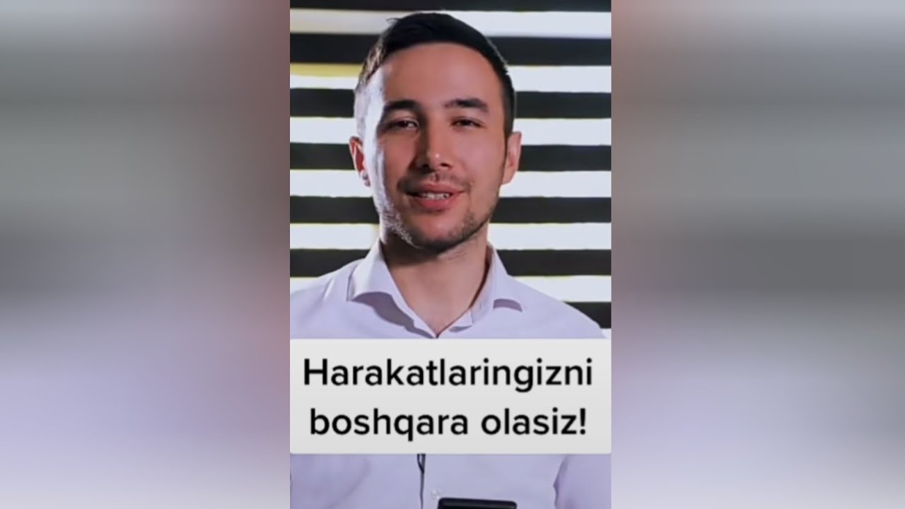 Harakatlaringizni boshqara olasiz! | @Aziz Rakhimov | Aziz Rakhimov ...
