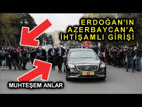 RECEP TAYYİP ERDOĞAN'IN AZERBAYCAN'A İHTİŞAMLI GİRİŞİ (EFSANE ANLAR) KVP