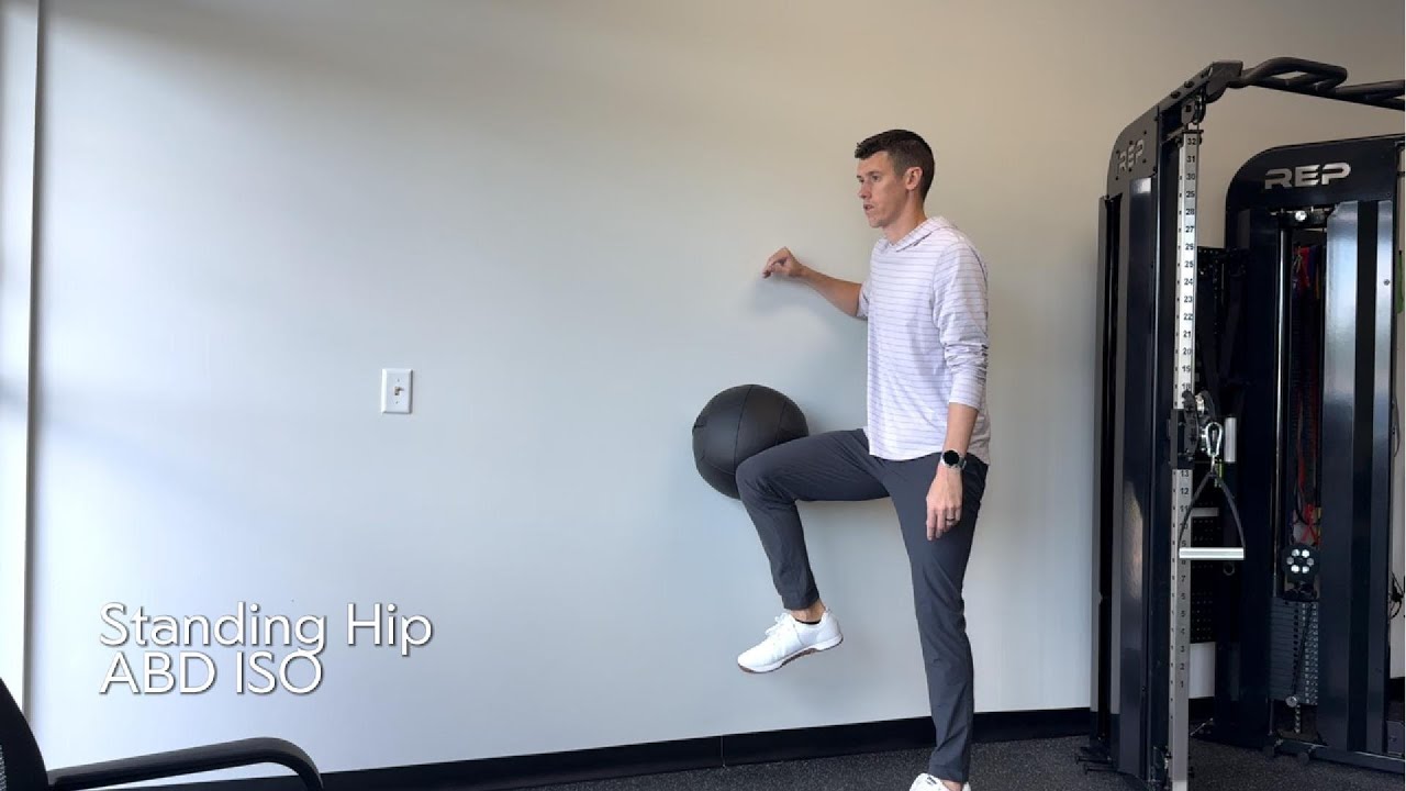 Standing Hip ABD ISO - YouTube