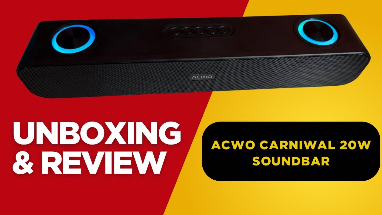 ACwO CARNIwAL 414 Unboxing | 20W Best TWS Soundbar Review - YouTube