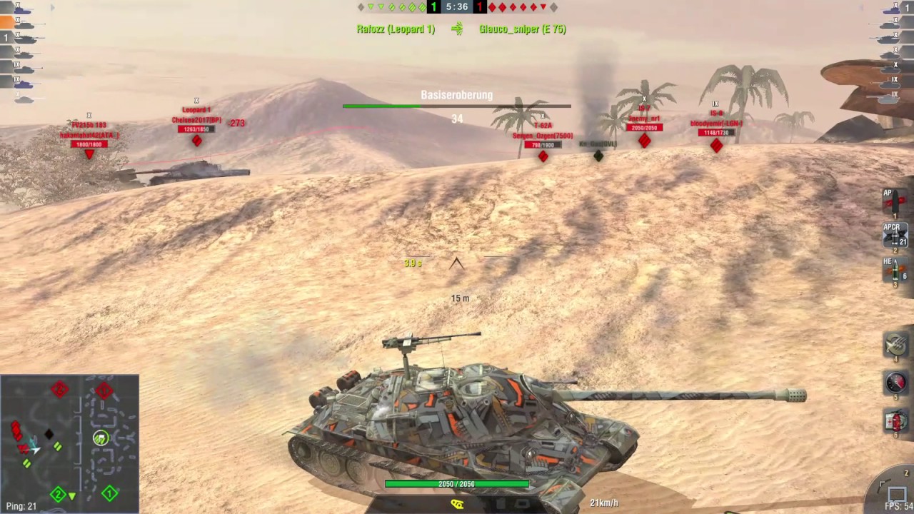 WoTB IS-7 on Desert Sands 4.9k - YouTube