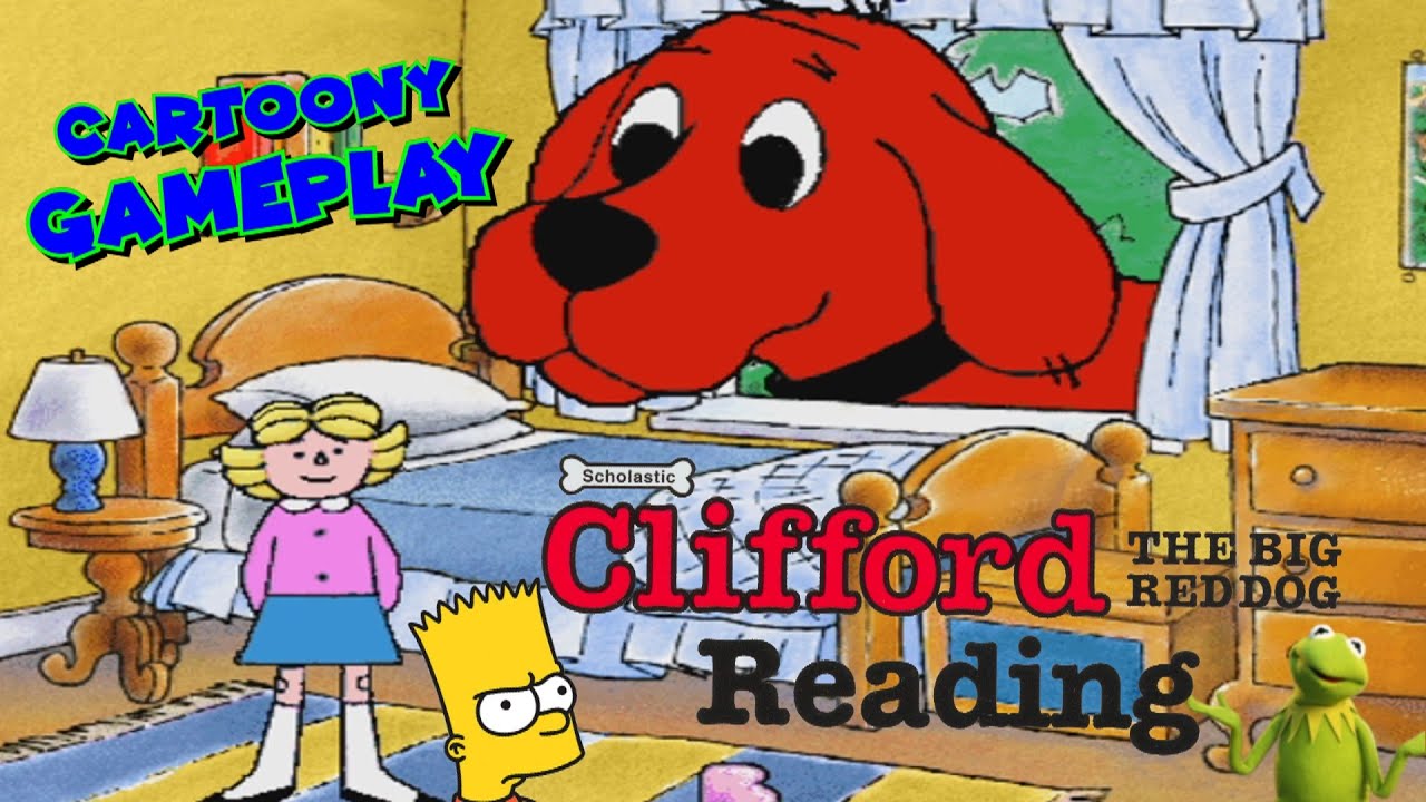 Cartoony Gameplay: Clifford the Big Red Dog Reading - YouTube