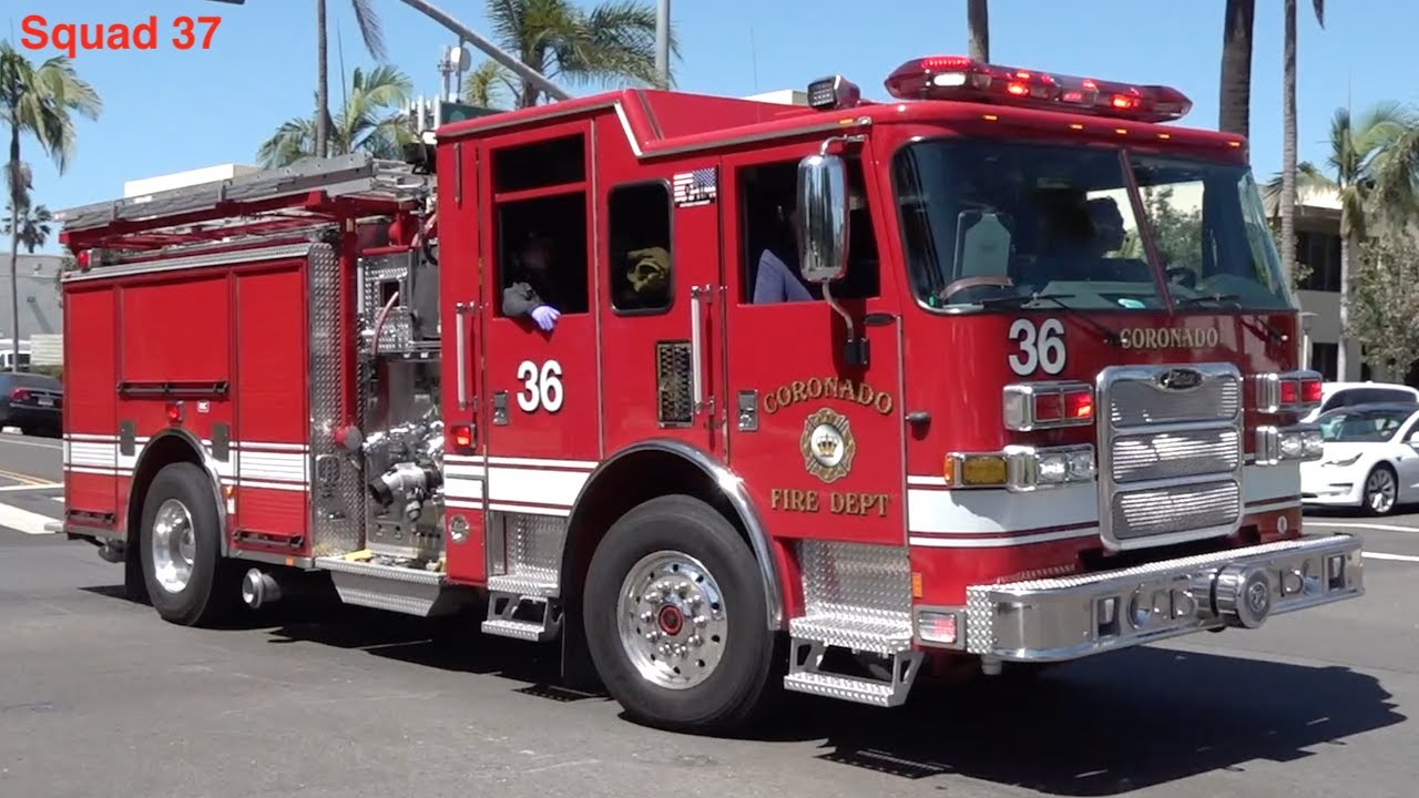 Coronado Fire Responding (Compilation) - YouTube