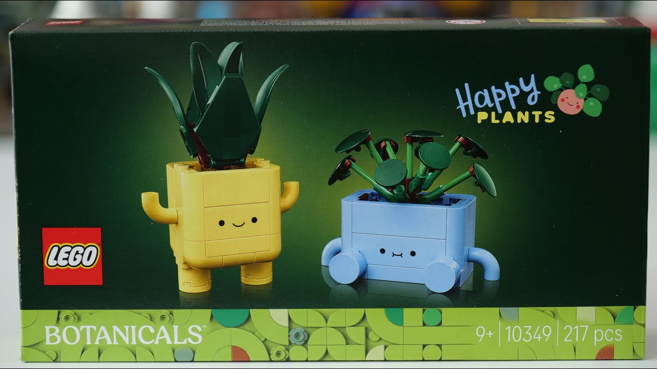 LEGO Botanicals 10349 Happy Plants Speed Build - YouTube