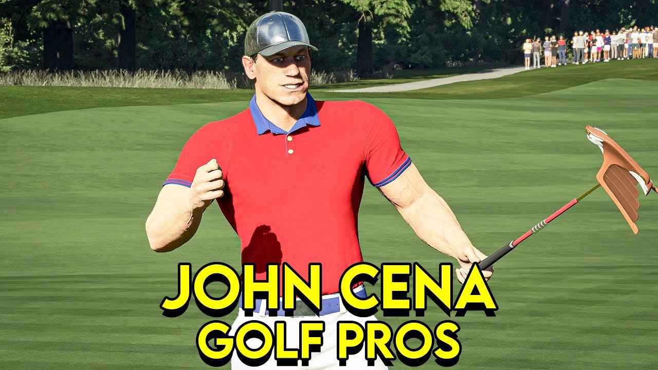John Cena Becomes a Pro Golfer! - YouTube