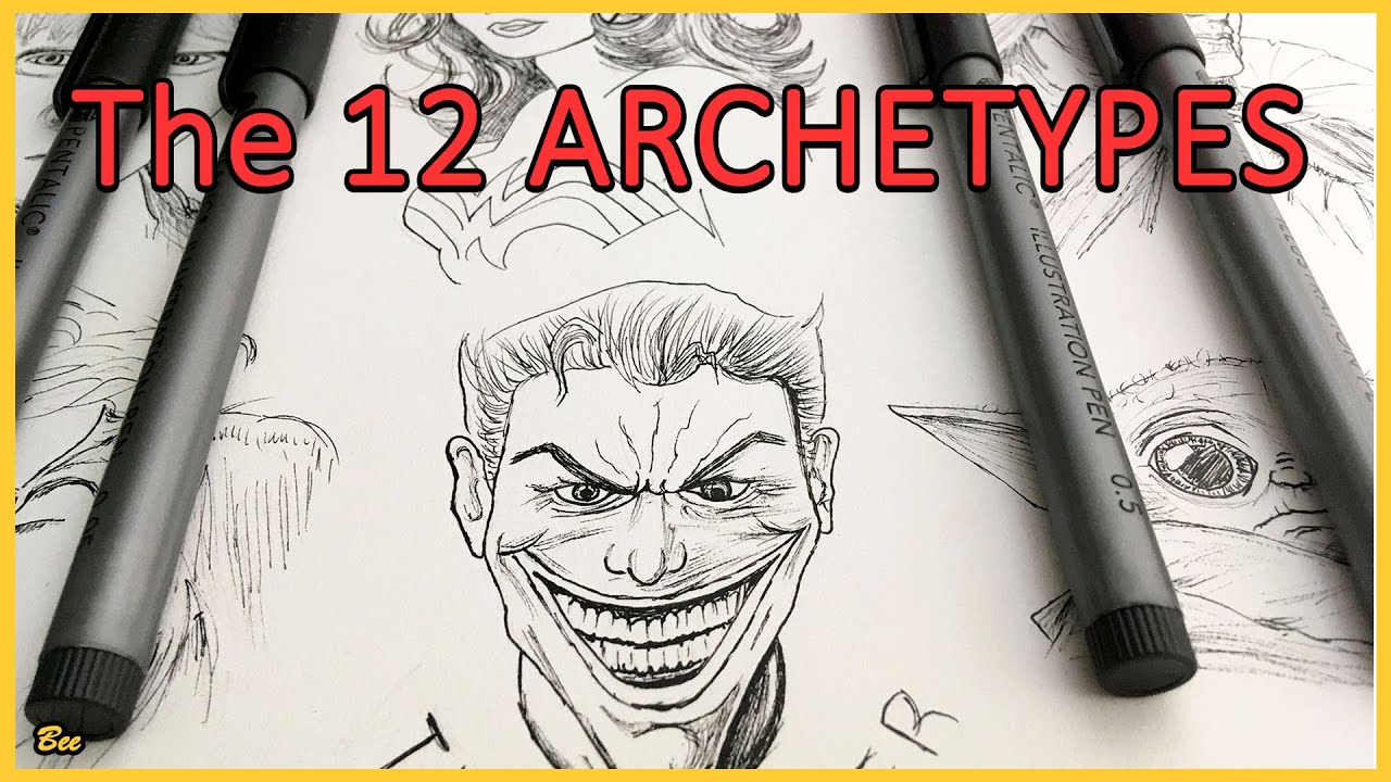What are the Archetypes? │ Carl Jung 12 Archetypes │ Time lapse Art and ...