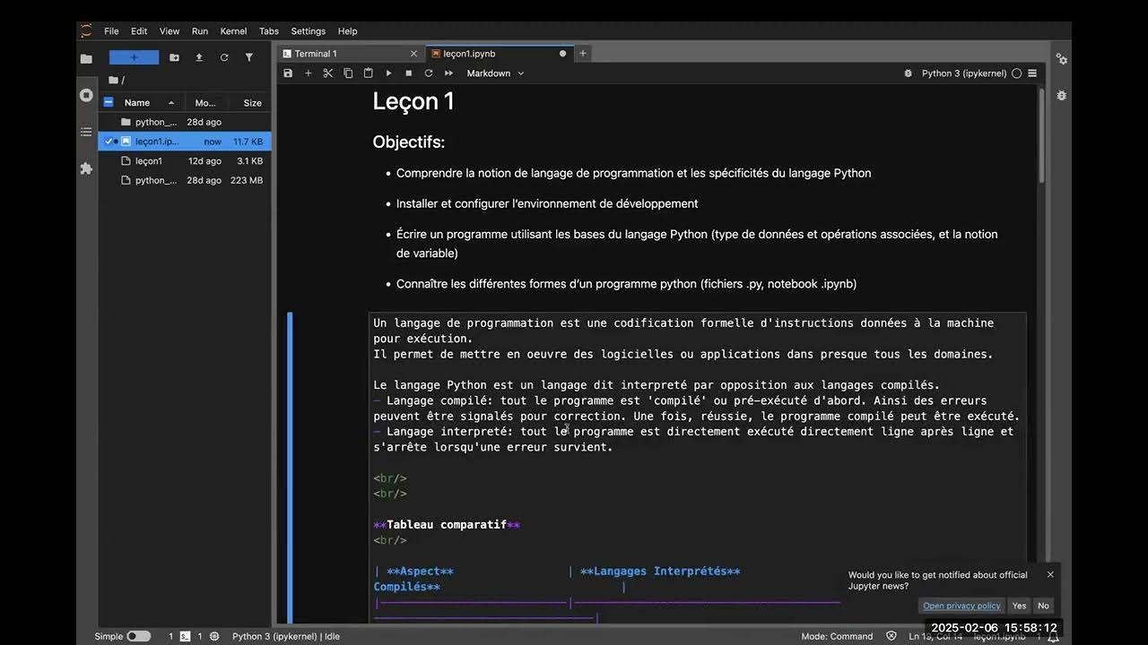 Généralités sur les langages de programmation et bases de Python - YouTube