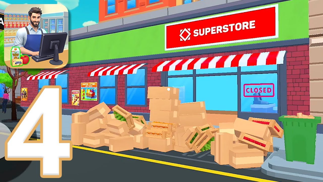 My Supermarket Simulator - Gameplay Walkthrough Part 4 - Cashier ...