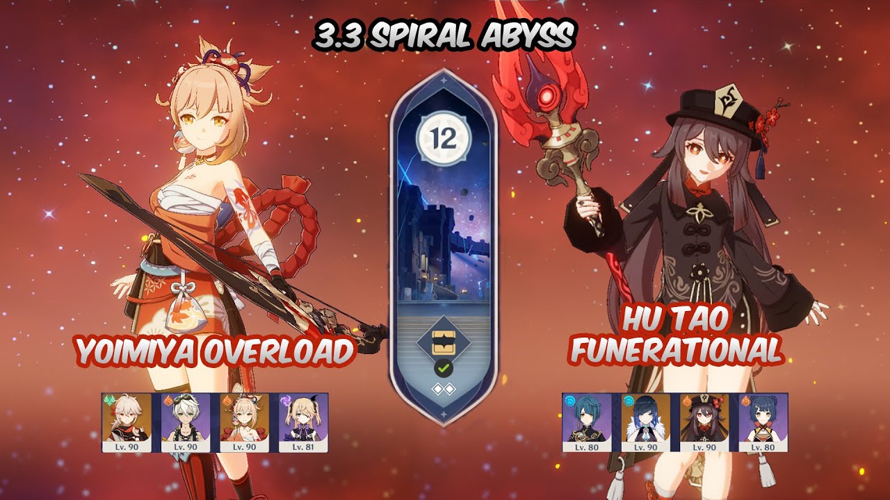 Yoimiya Overload & C1 Hutao Funerational Team | Genshin Impact | 3.3 ...