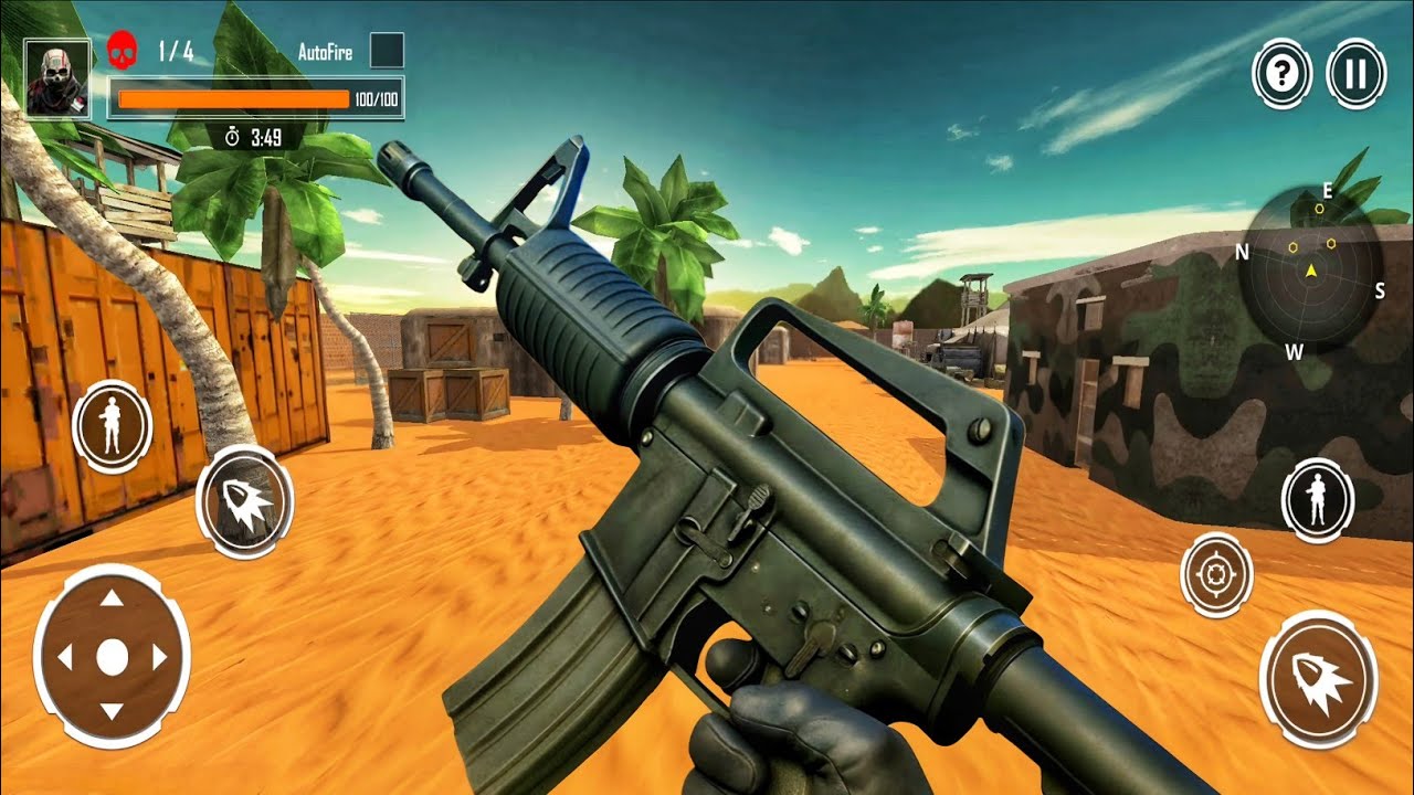 Offline Fire Game - Cover Strike Shooting Mission - Android GamePlay ...