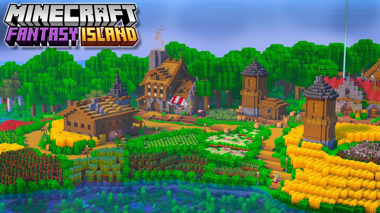 I Built A Working Farmland In Minecraft - YouTube