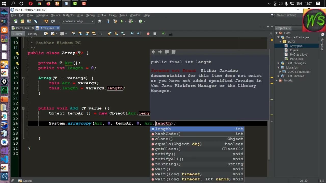 الدرس 7ج3 كورس الجافا Example Generic Class in Java مثال على استخدام ...