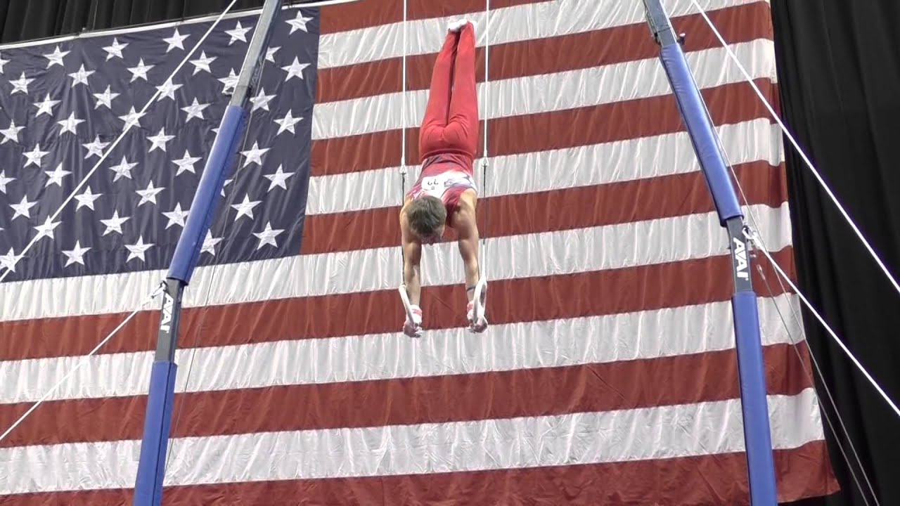 Jacob Light - Still Rings - 2015 P&G Championships - Jr. Men Day 2 ...