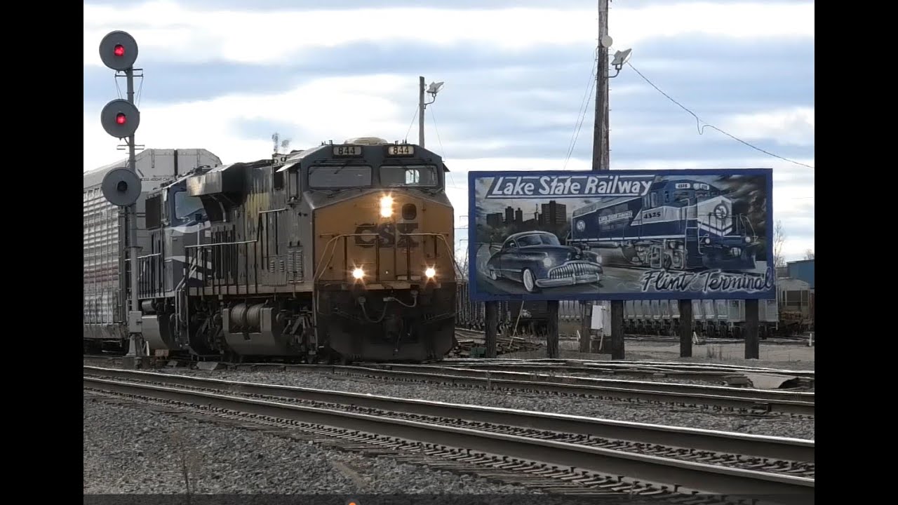 Michigan Trains Railfanning in Michigan Compilation CSX CN Lake State ...