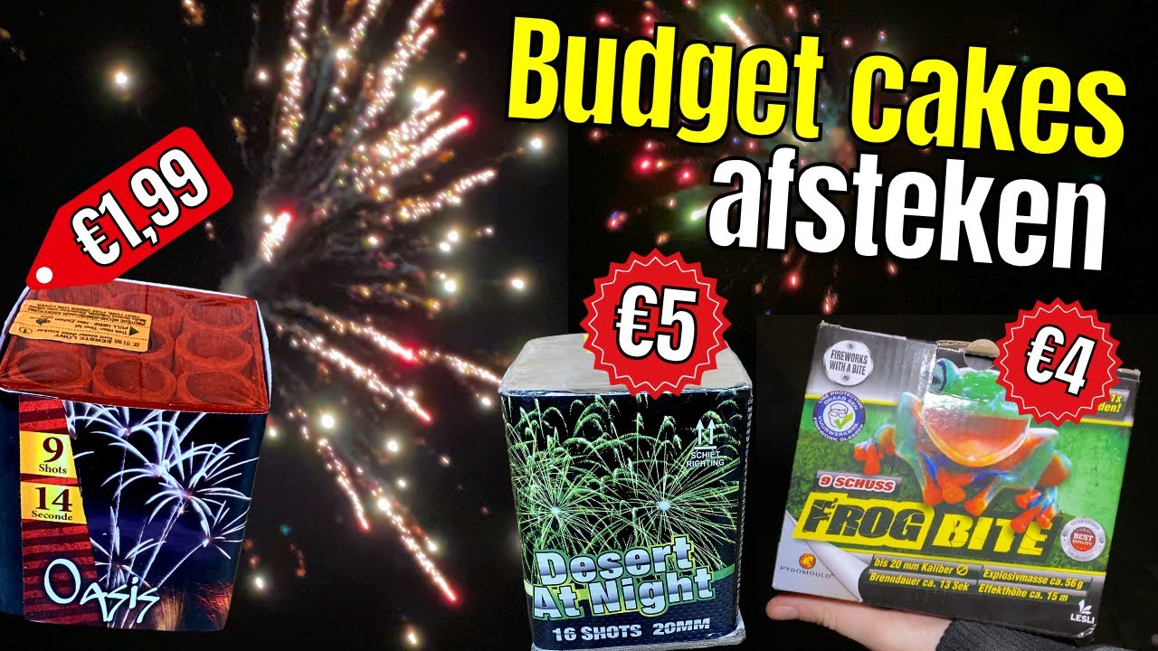 Budget cakes afsteken! | Vuurwerk 2024 - YouTube