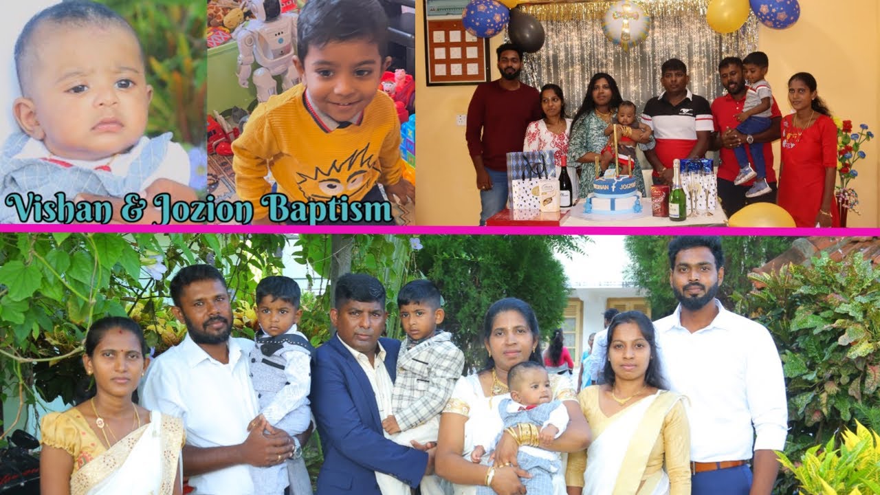 Vishan & Jozion Baptism in Srilanka/catholic ritual/2023/keshvish - YouTube