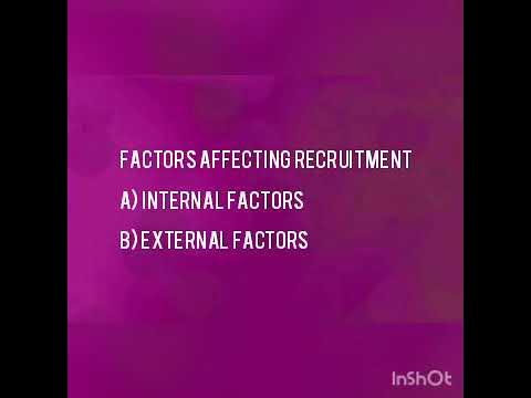 Factors affecting recruitment - YouTube