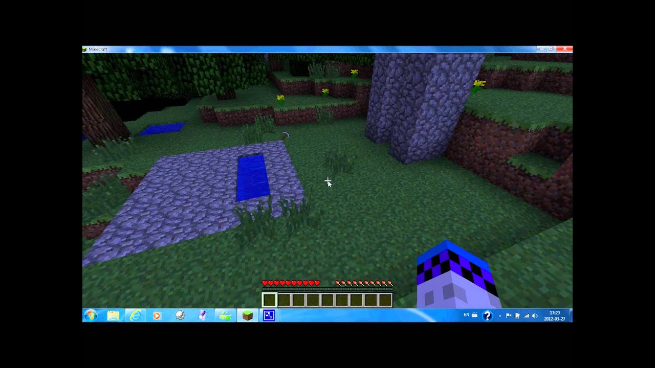minecraft mini-jeu plongeon - YouTube