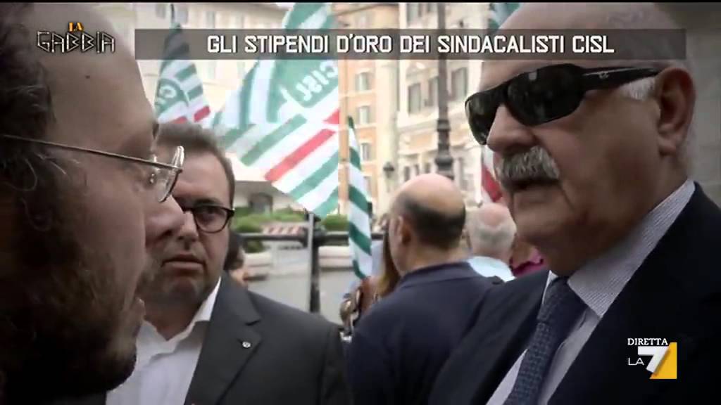 Gli stipendi d'oro dei sindacalisti CISL - YouTube