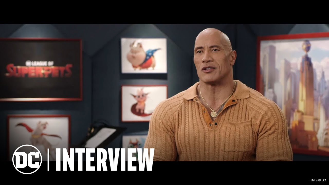 Dwayne Johnson on His Character Krypto | DC League of Super-Pets | DC ...